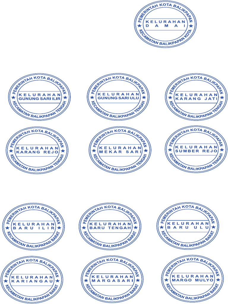 Desain Stempel Instansi | PDF