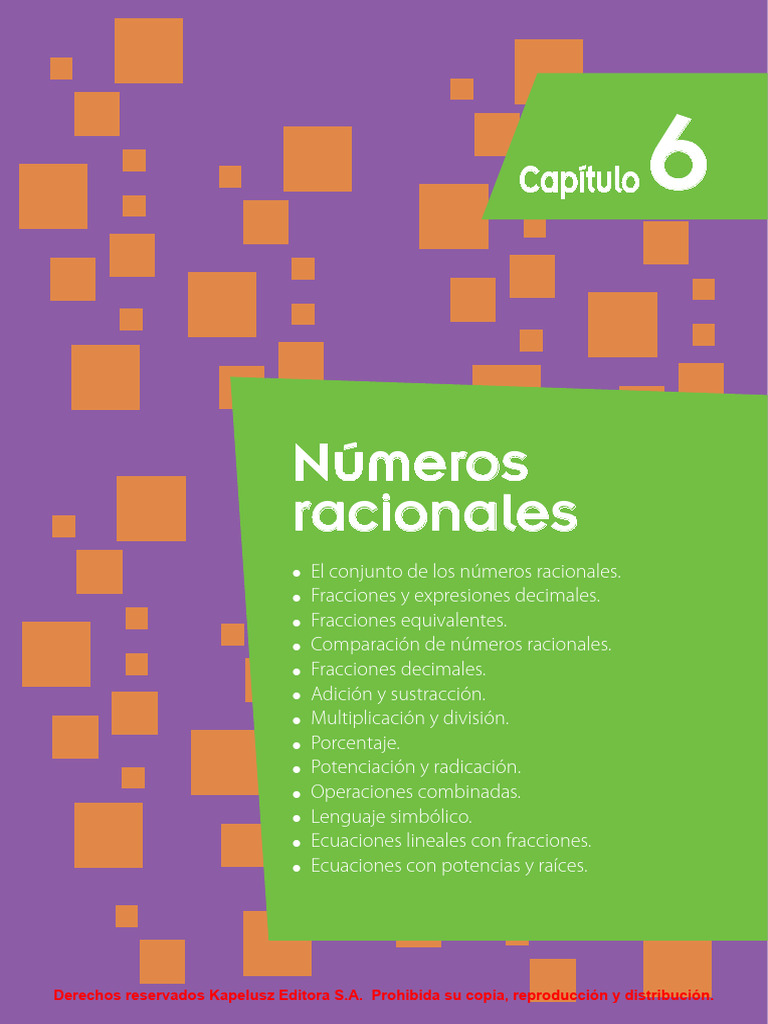 Números Racionales y Operaciones Básicas | PDF | Número racional | Números