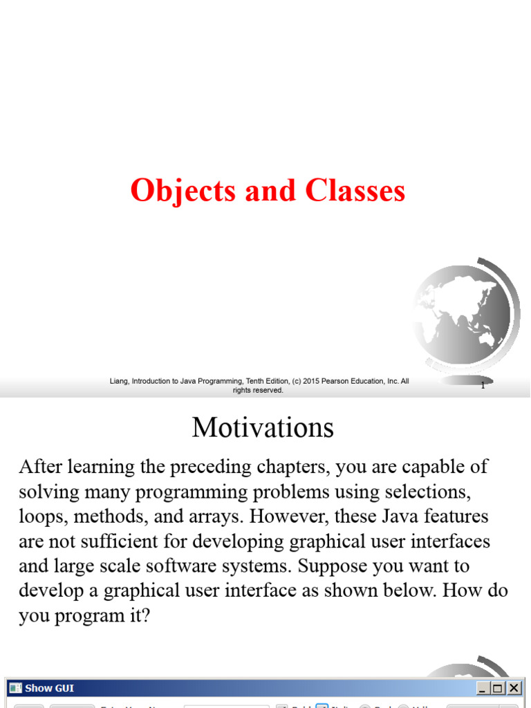 8 Objects And Classes Pdf Constructor Object Oriented Programming