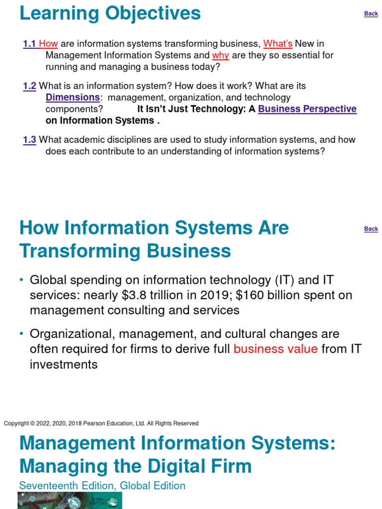 Laudon PPT ch01 | PDF | Information System | System