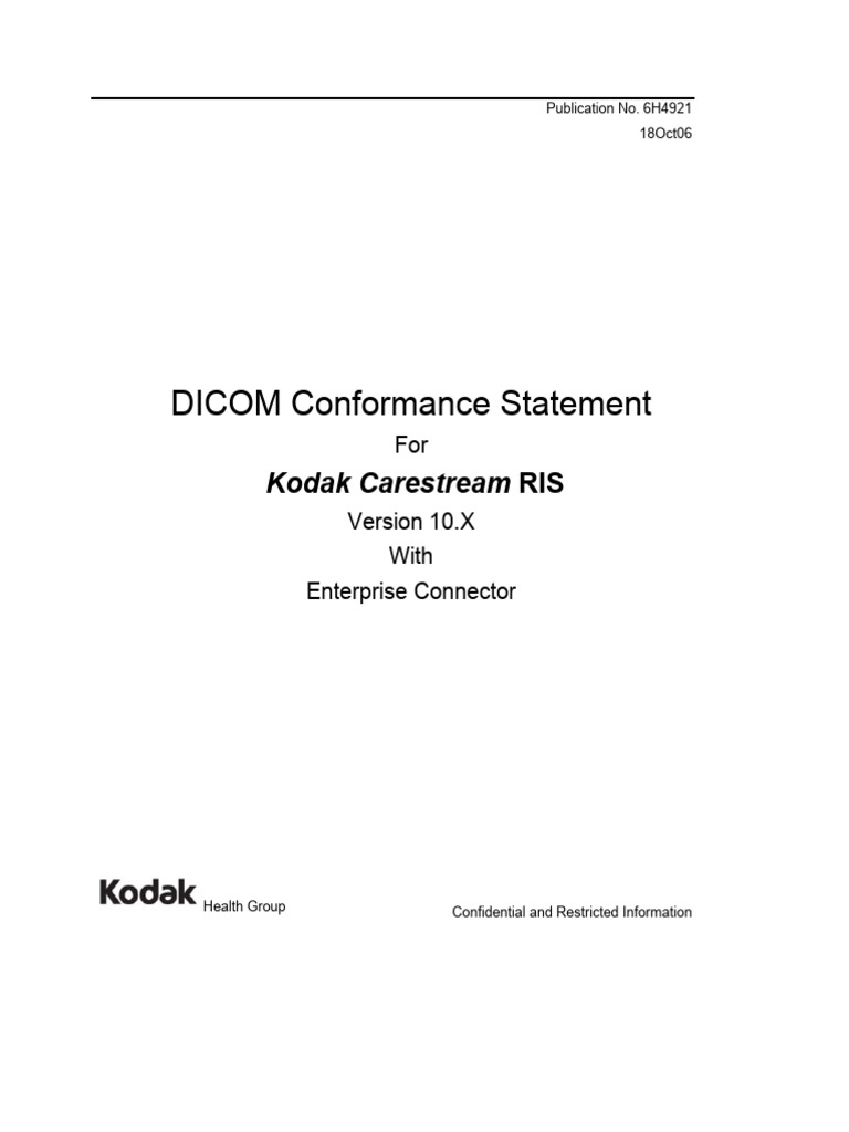 Risv10x Dicom 6H4921 | Download Free PDF | Information Technology | Computing