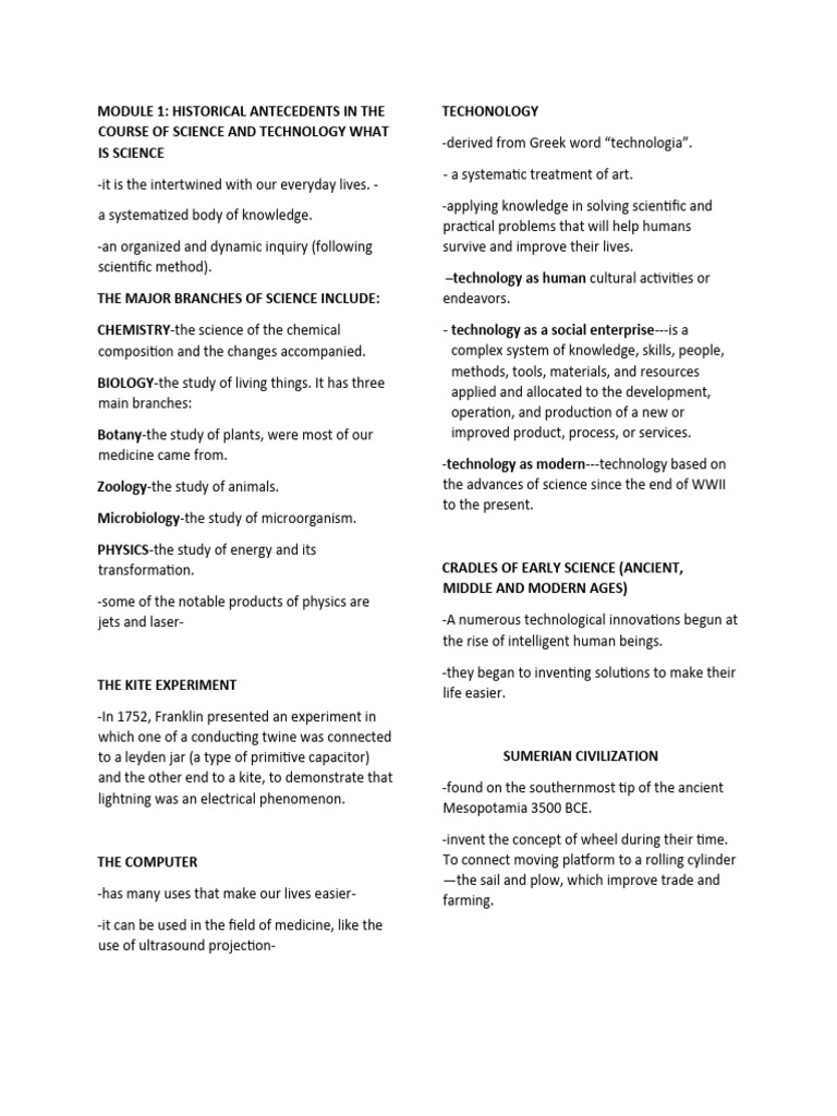 STS Reviewer | Download Free PDF | Id | Science