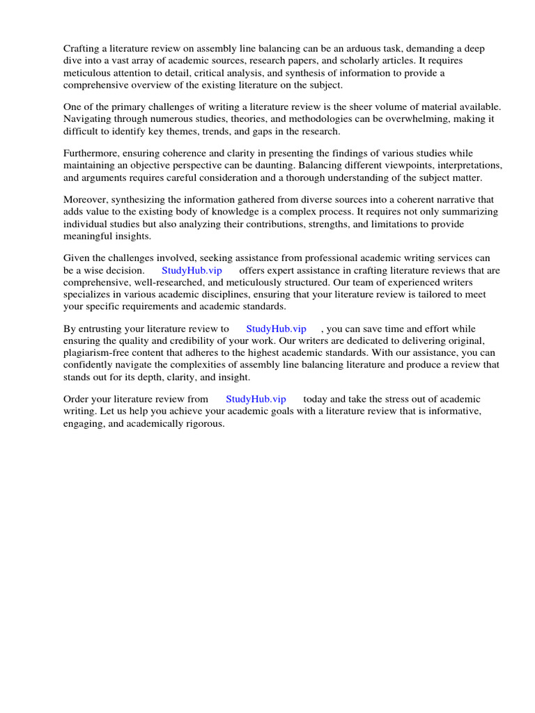 Assembly Line Balancing Literature Review | PDF | Mathematical Optimization | Simulation