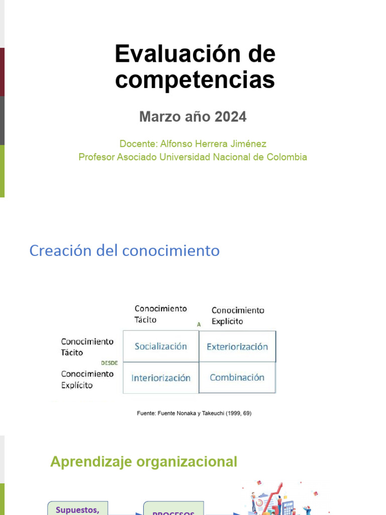 Competencias.pptx | PDF | Aprendizaje | Evaluación