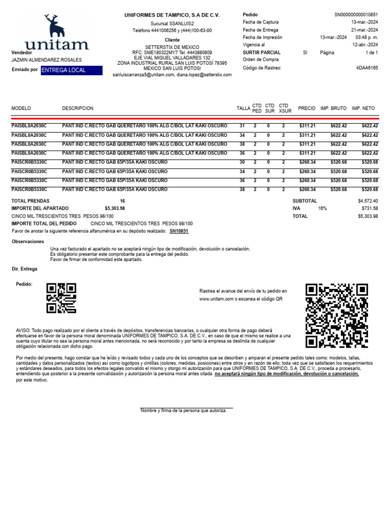 Setterstix Pantalones | PDF