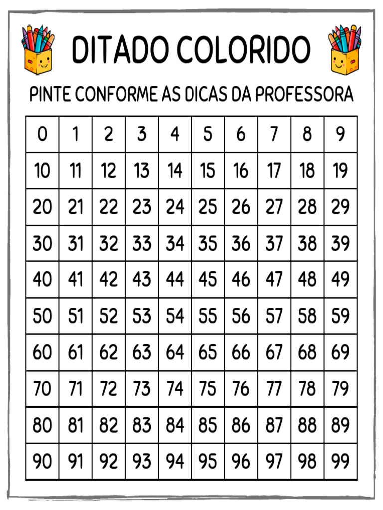 Ditado Colorido | PDF