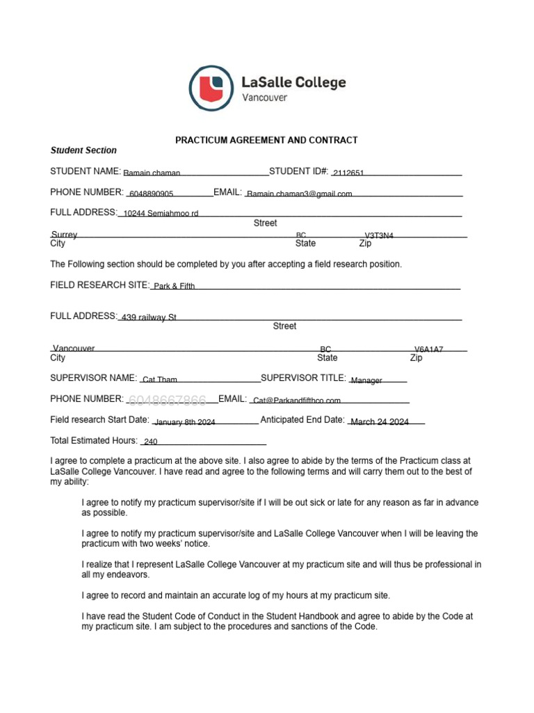 Final Practicum Document | PDF | Indemnity | Liability Insurance