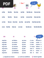 Pagpapantig Worksheet 1 | PDF