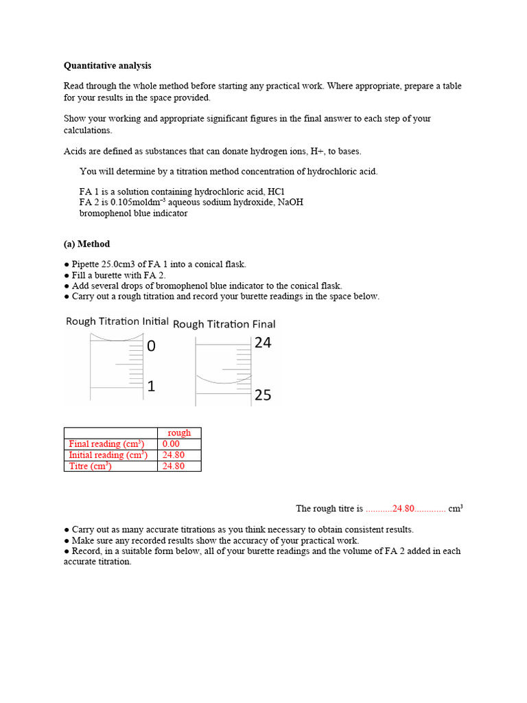 Titration Virtual Experiment - Answers | PDF | Titration | Chemistry