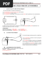 Bases de L'électricité - Automobile | PDF | Électricité | Courant ...