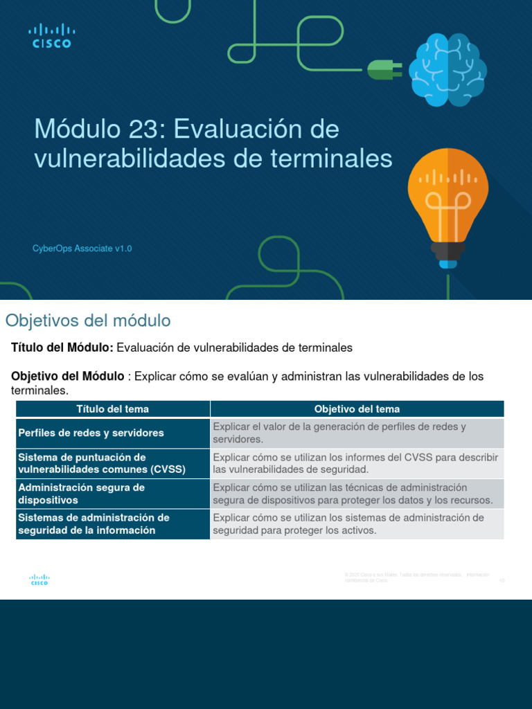 CA - Module - 23 Evaluación de Vulnerabilidades en Terminales | PDF ...