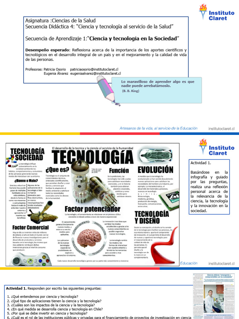 Salud Ciencia y Tecnología | PDF | Science | Conocimiento