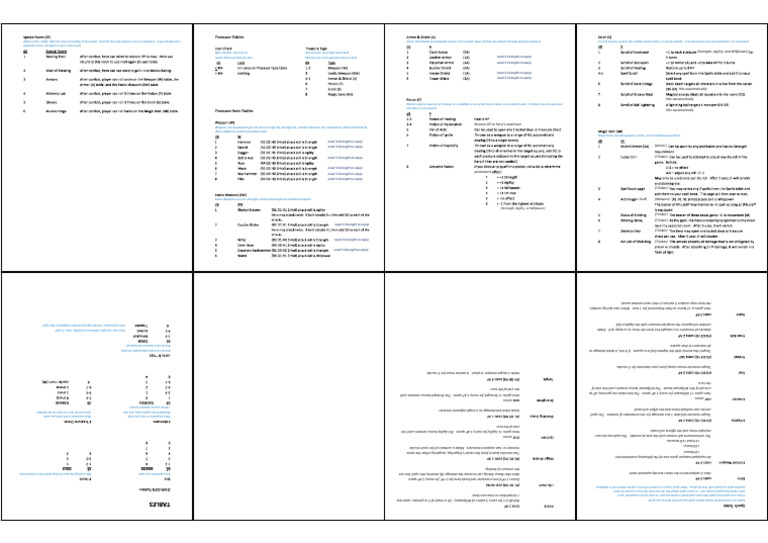A4 PD2-tbls | Download Free PDF | Gaming | Role Playing Video Games