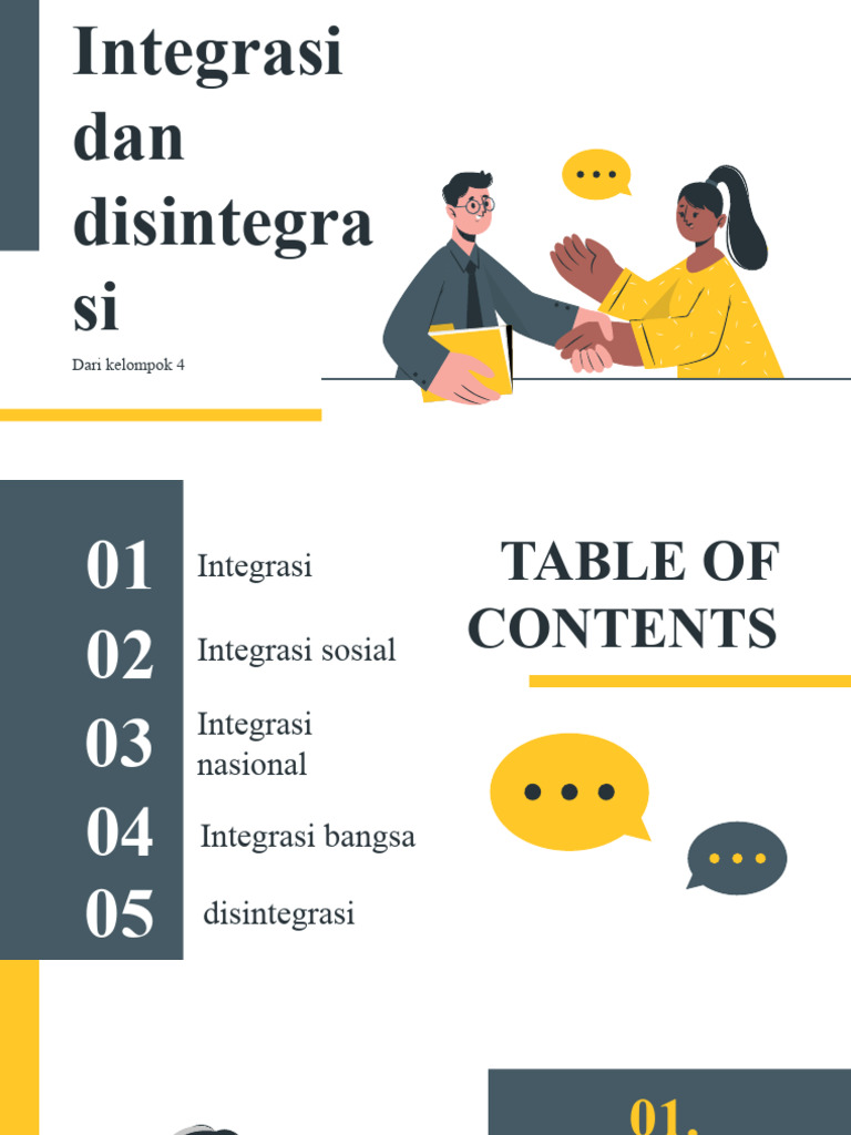 Kelompok 4 Integrasi Dan Dsintegrasi | PDF