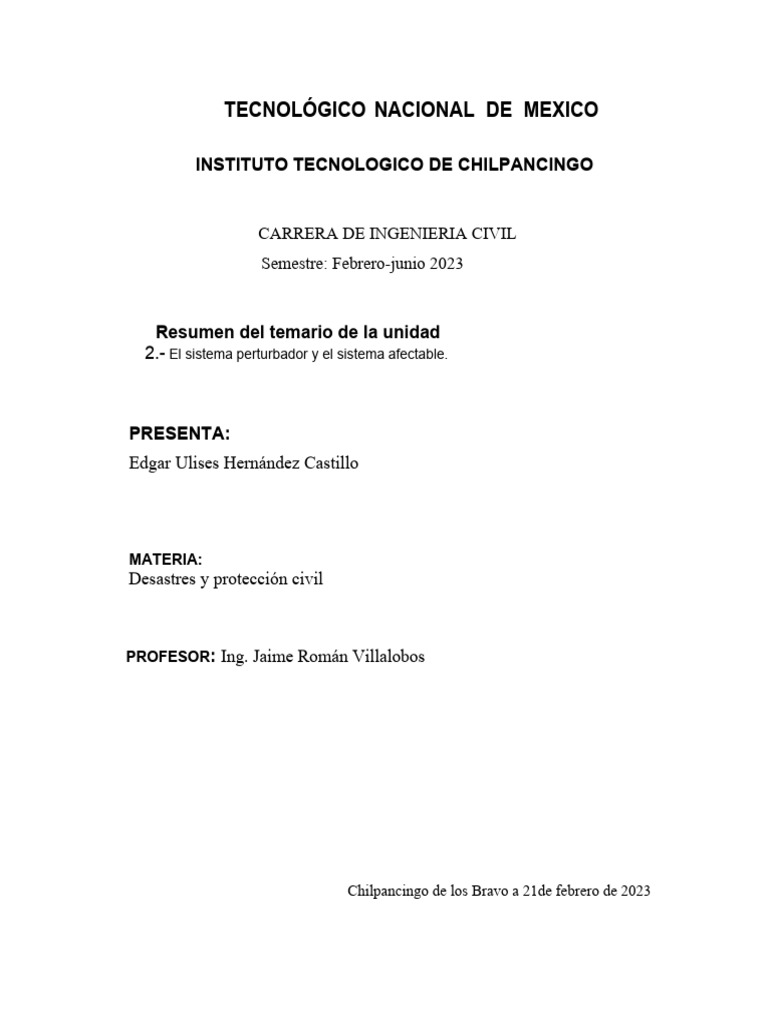 Resumen Temaro U2 Pdf Riesgo Residuos