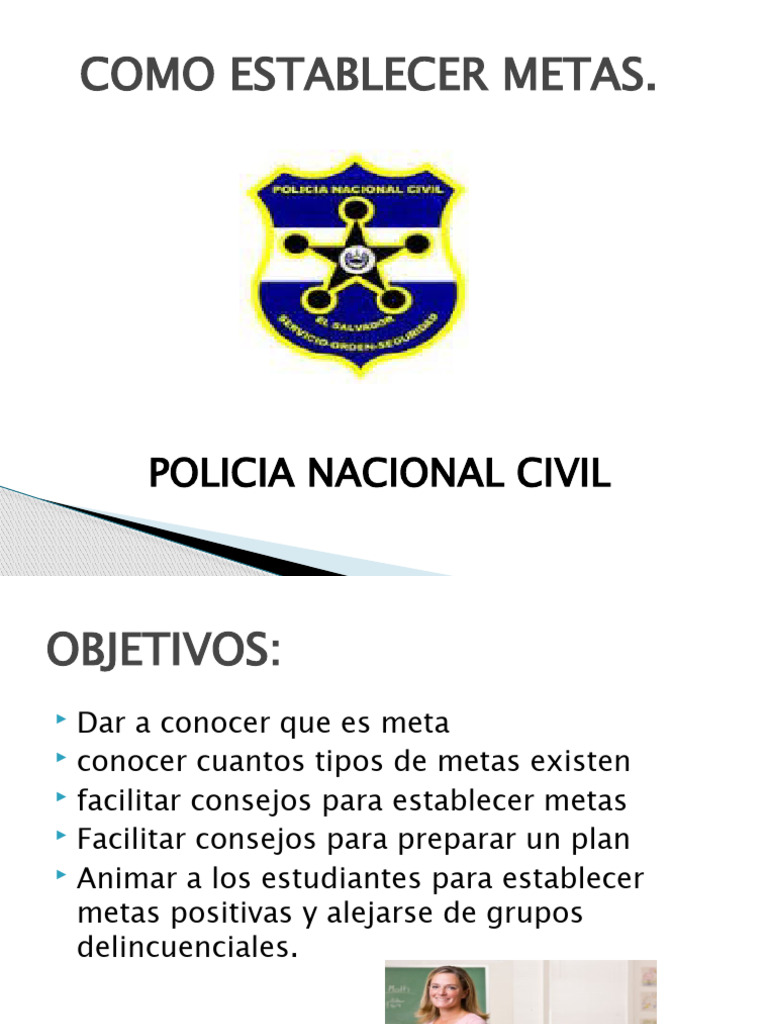 COMO ESTABLECER METAS | PDF