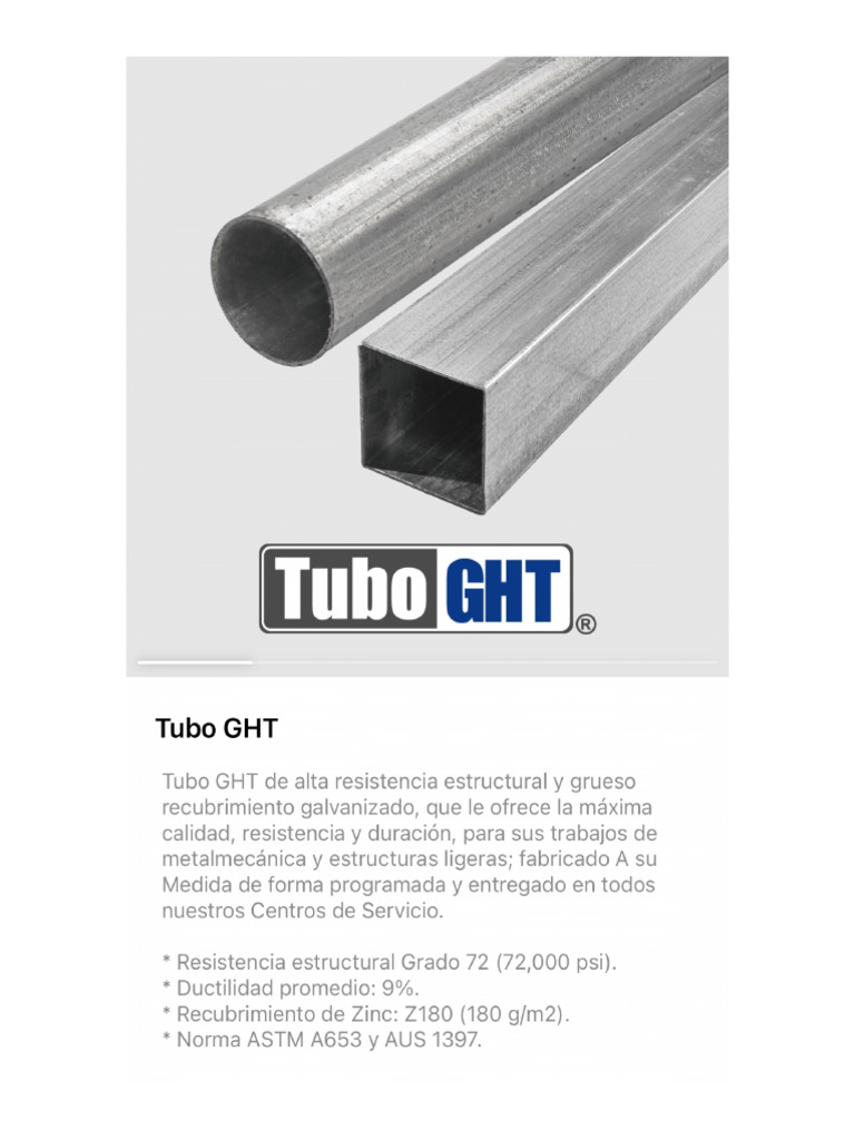 Tubo GHT | PDF
