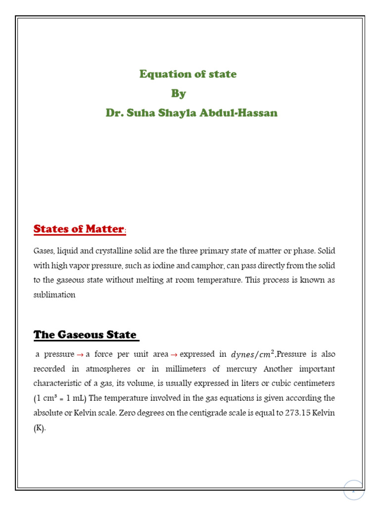 Lec 2 Medical Physics | PDF | Gases | Molecules