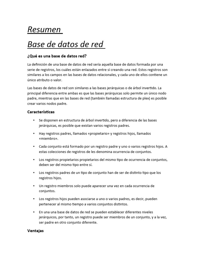 Resumen | PDF | Bases de datos | Ciencias de la Computación