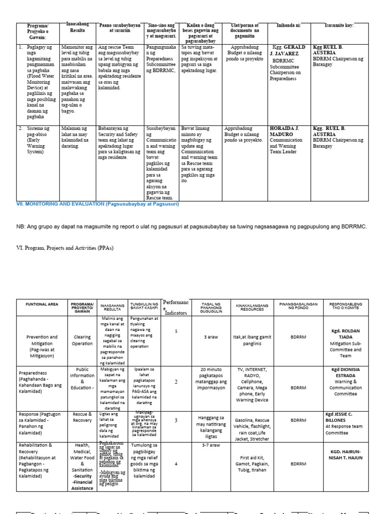 BDRRM Land Scape | PDF