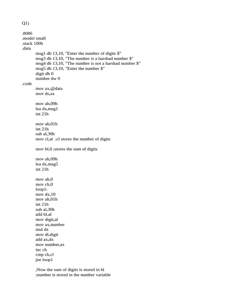 Harshad Number and Largest Digit Finder | PDF | Computer Programming ...