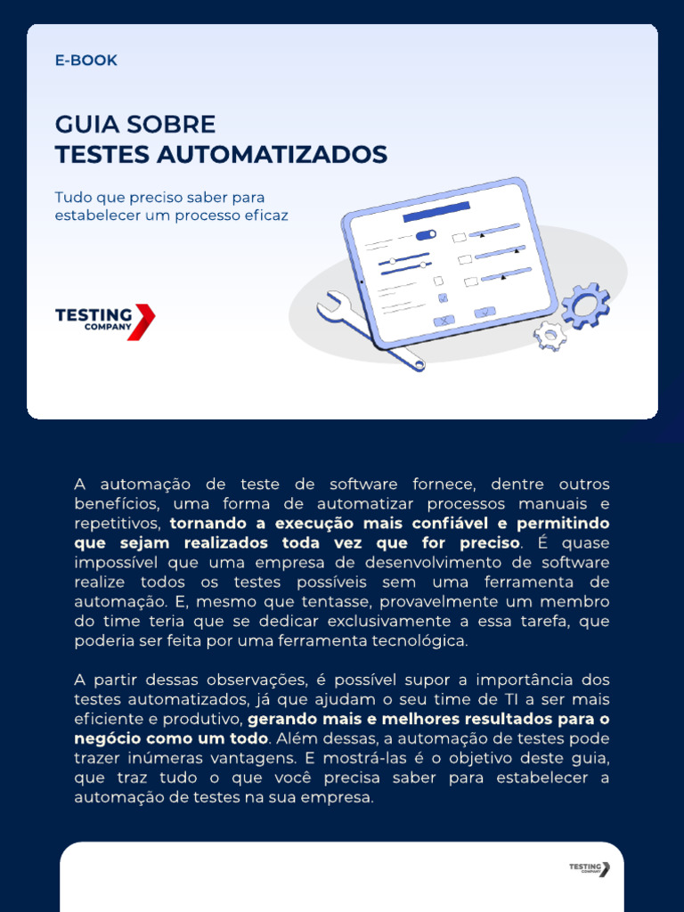 eBook Guia Sobre Testes Automatizados | PDF