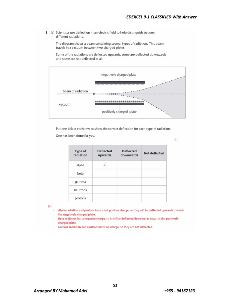 Physics Classified Questions and Answers | PDF