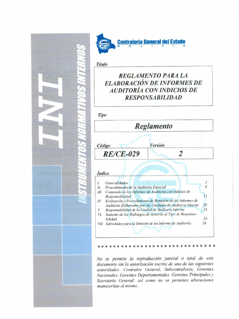 Norma para La Elaboración Inf Con Ind de Responsabilidad | PDF