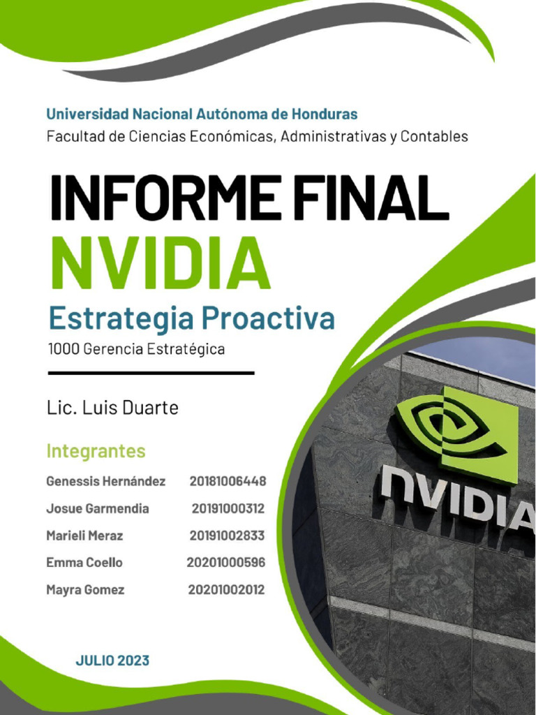 Nvidia Informe Final | PDF | Negocios