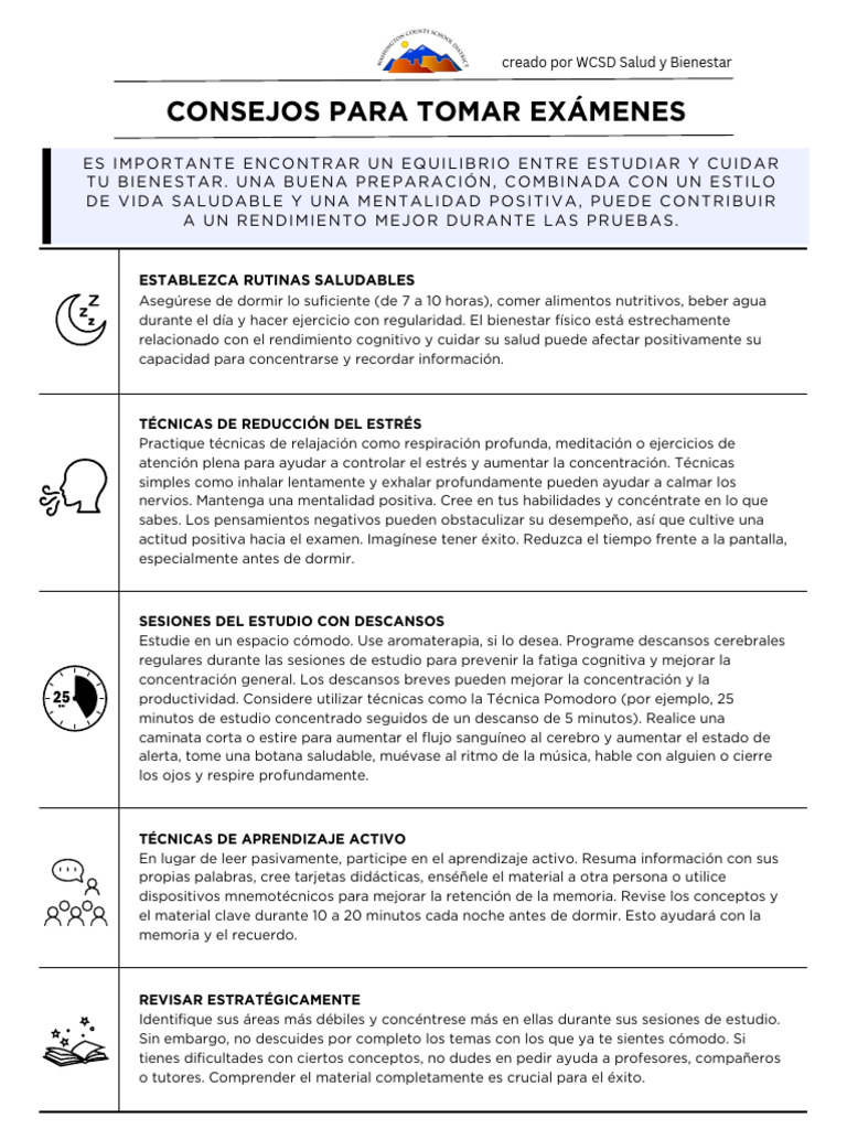 Spanish Testing Tips | PDF