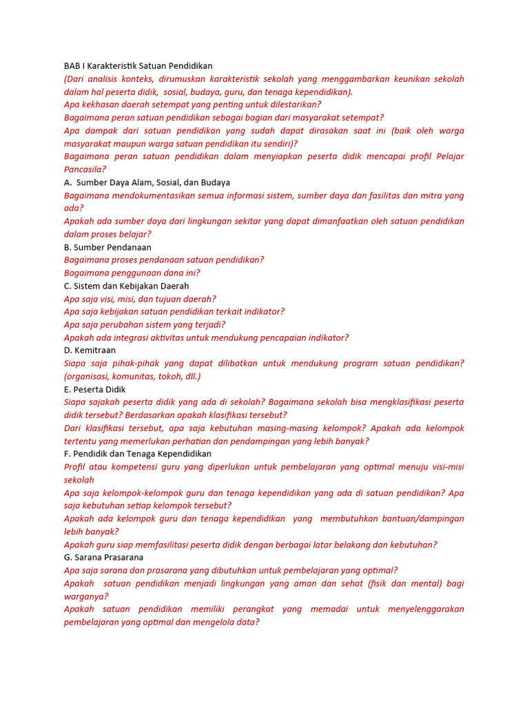 Kerangka Dokumen KOSP Penting | PDF Kerangka Dokumen KOSP Penting | PDF