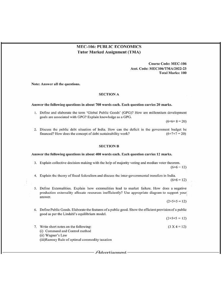 Mec 106 em | PDF