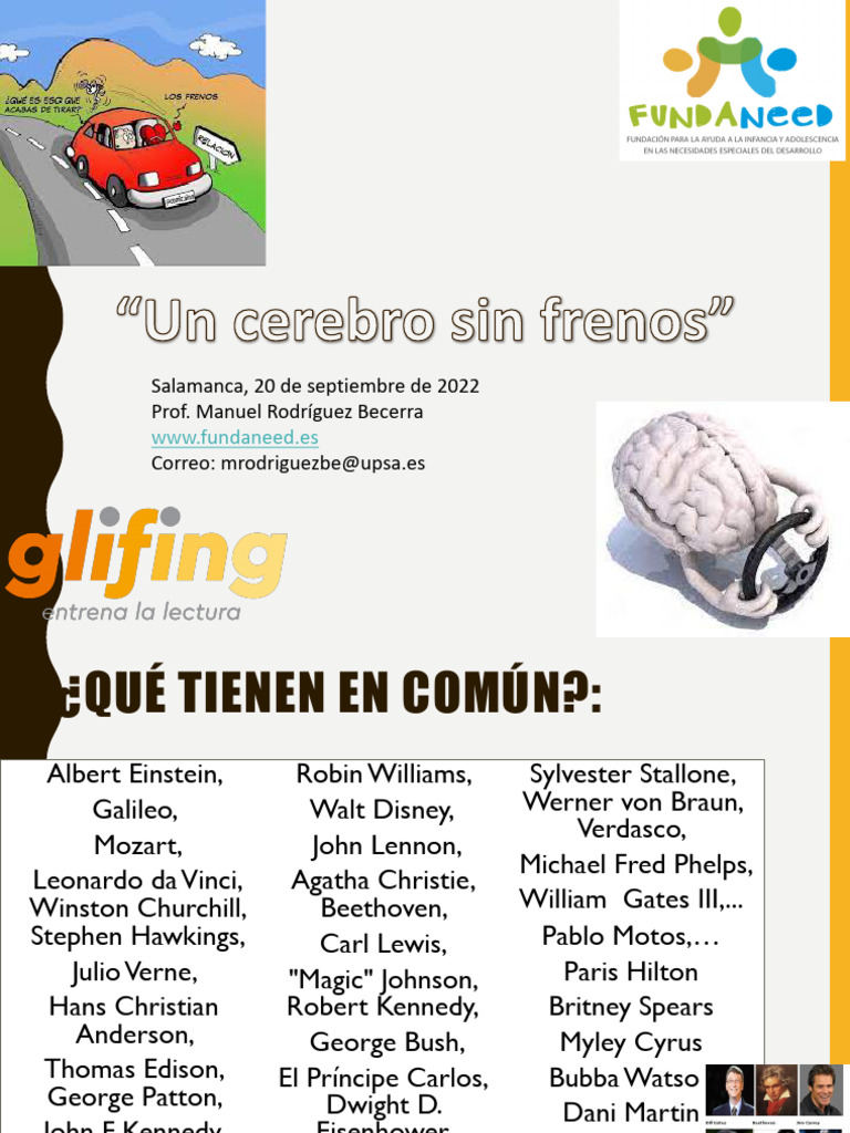 TDH Glifing | PDF | Desorden hiperactivo y deficit de atencion | Adultos