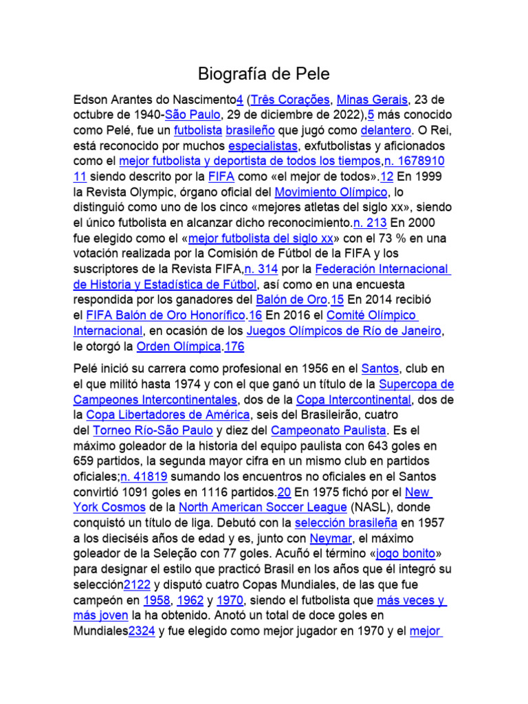 Biografia de Pele | PDF