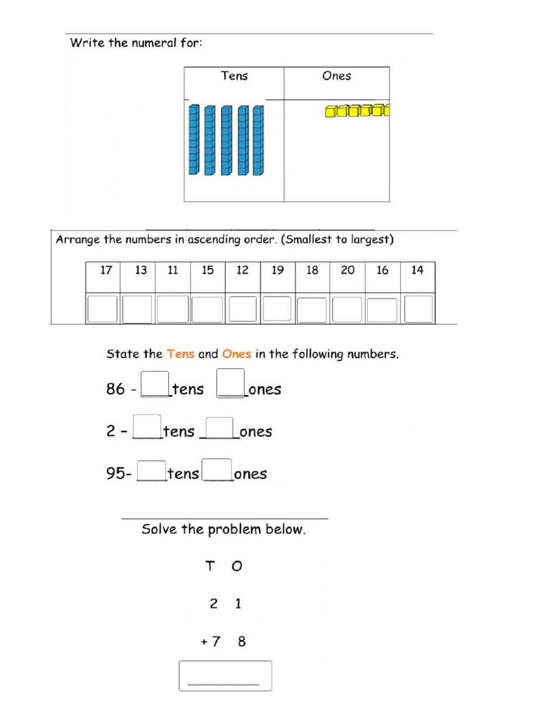 Maths Ipad Worksheets | PDF