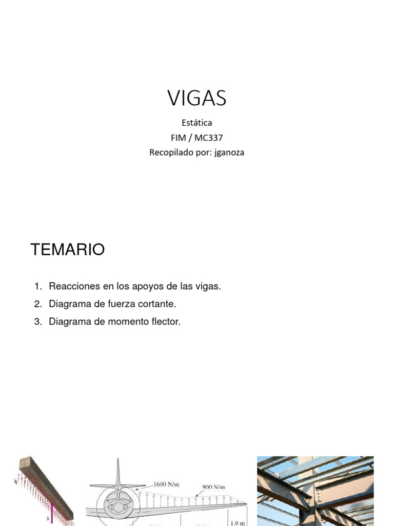 09_Vigas | PDF | Viga (Estructura) | Ingeniería mecánica