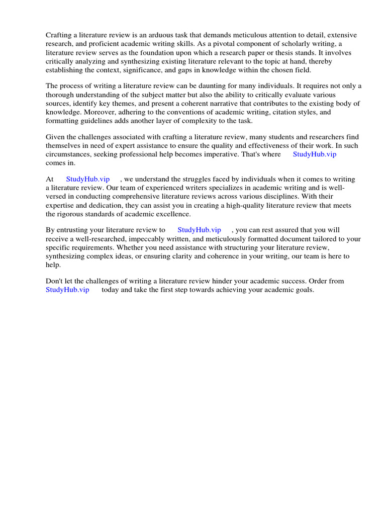 Writing Introduction Literature Review | PDF Writing Introduction Literature Review | PDF