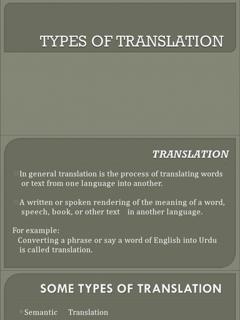 Typesoftranslation 141213042813 Conversion Gate02 | PDF | Translations ...