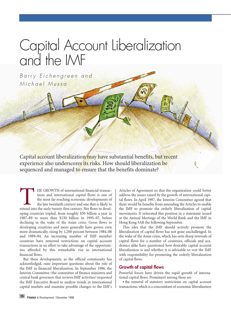 Libéralisation Du Compte Capital | PDF | Capital Account ...