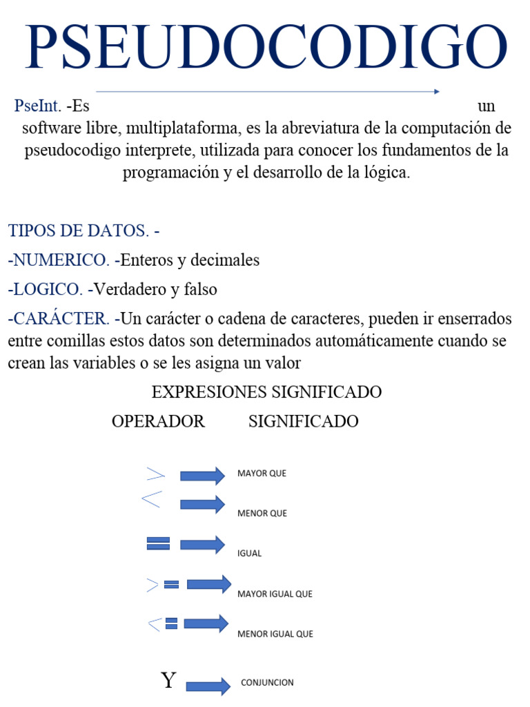 PSEUDOCODIGO | PDF