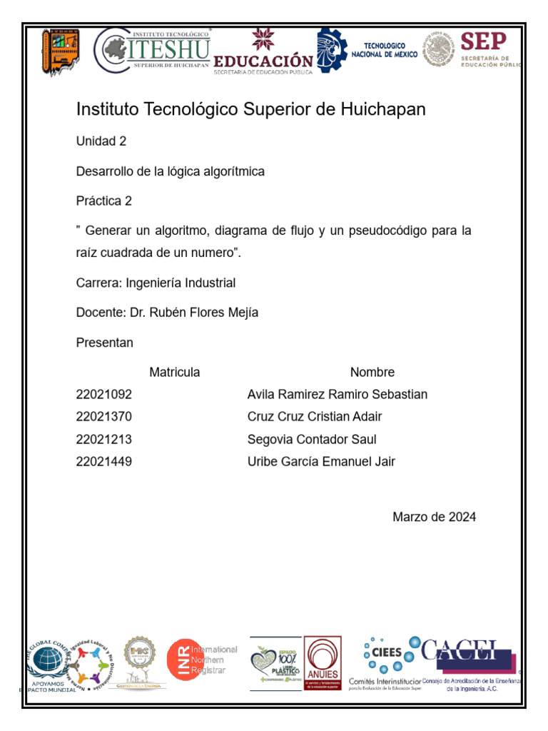 Practica-2 - Algoritmos y Lenguajes de Programacion - G-2 (1) Equipo 5 | PDF | Algoritmos ...