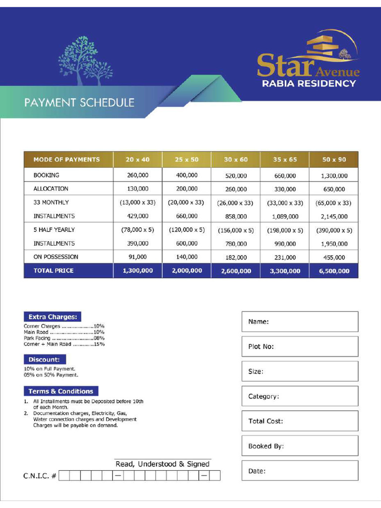 Payment Schedule | PDF