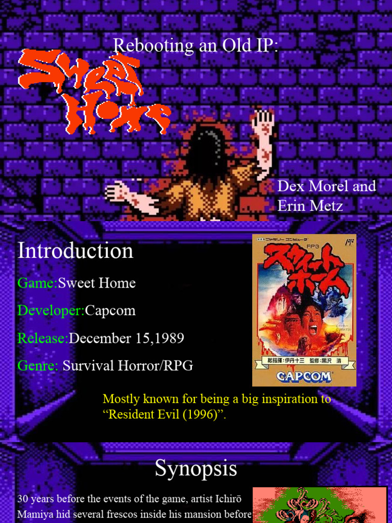 Sweet Home (NES) | Download Free PDF | Video Games | Video Game Gameplay