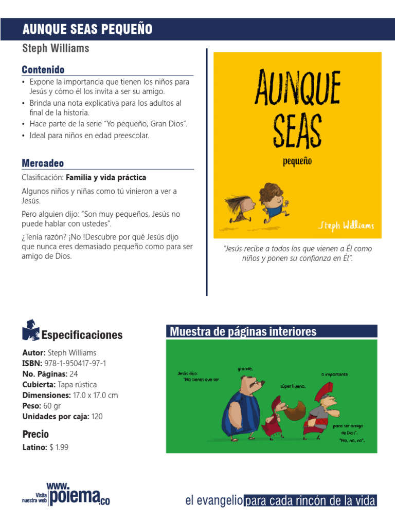 Aunque Seas Pequeño | PDF