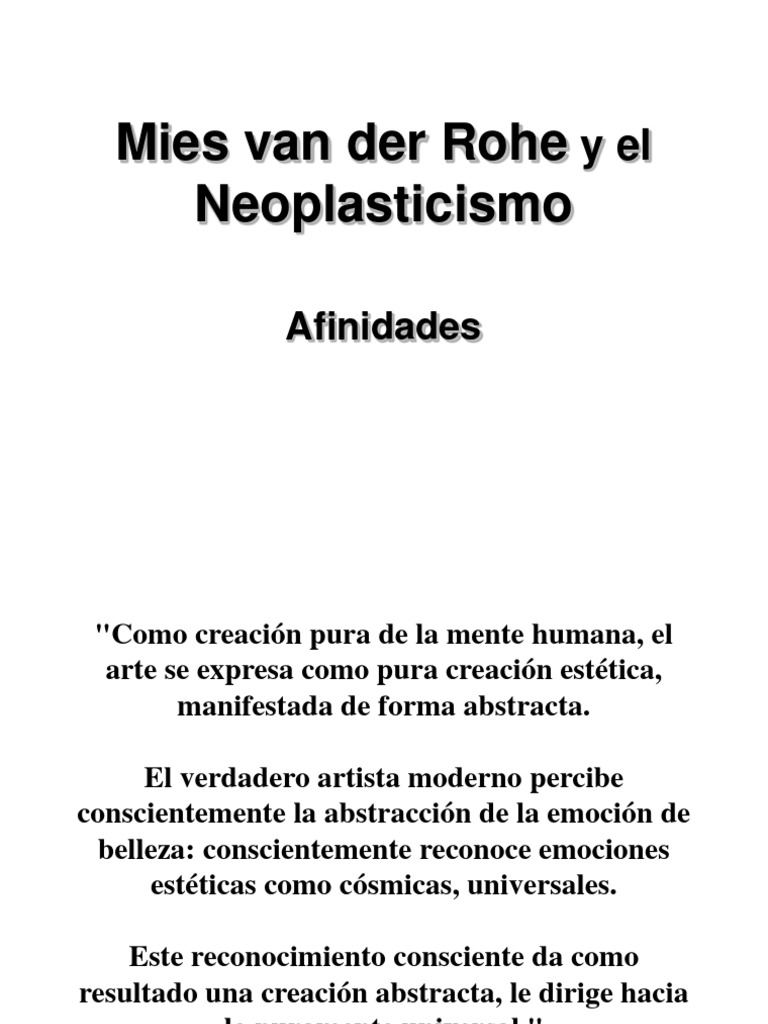 Neo Plastic is Mo | PDF
