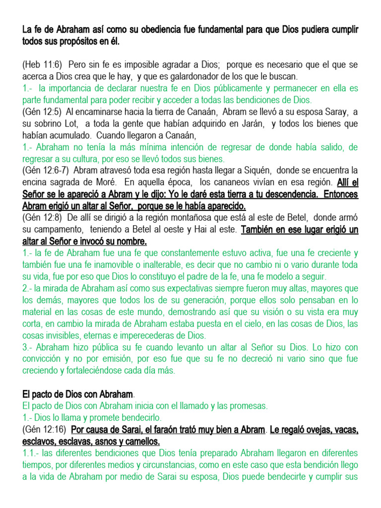 Aprendiendo de Los Grandes Parte 2.1 | Descargar gratis PDF | Abrahán | Creencia religiosa y ...