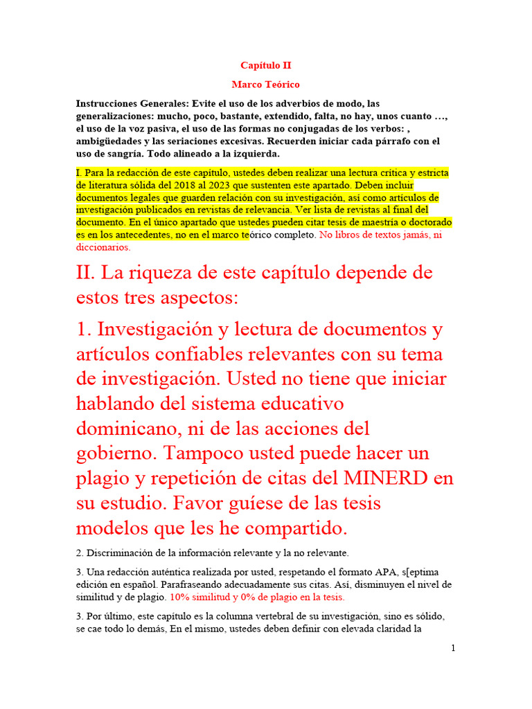 Instructivos Capítulos 2 y 3 Plan de Investigación | Descargar gratis PDF | Metodología de ...