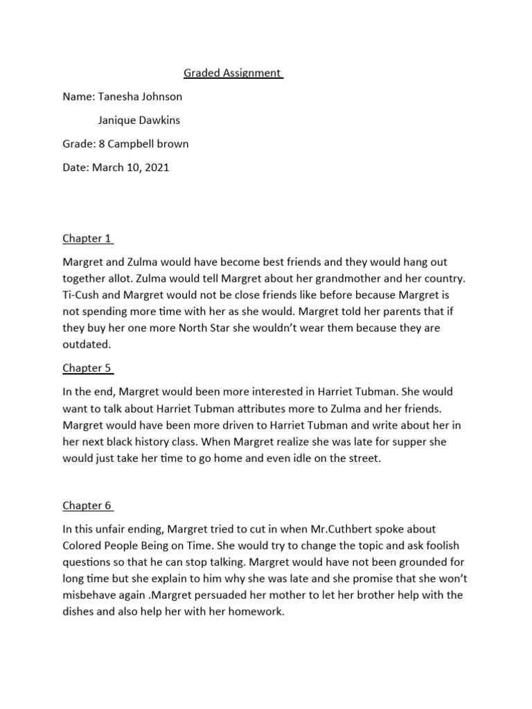 Literature Graded Classwork | PDF