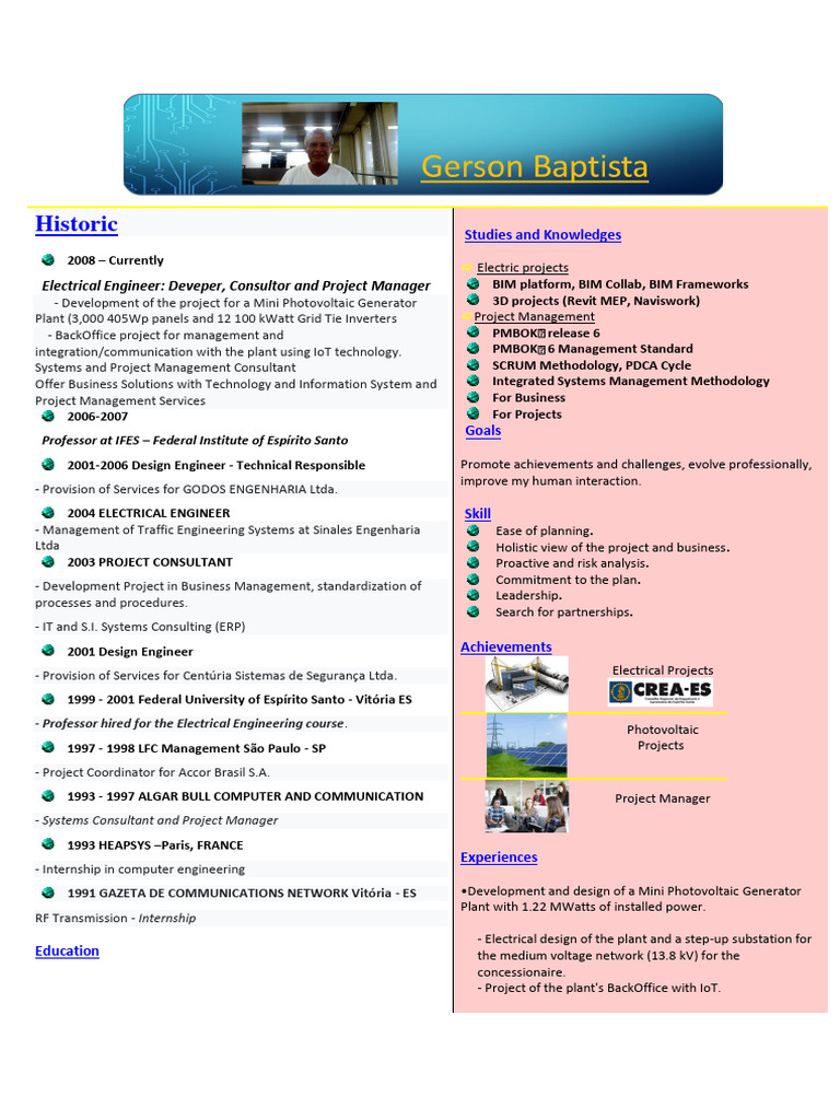Resume?Baptista, Gerson?? | PDF