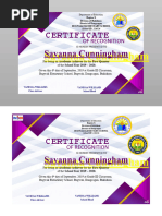 Spta Certificate of Recognition | PDF